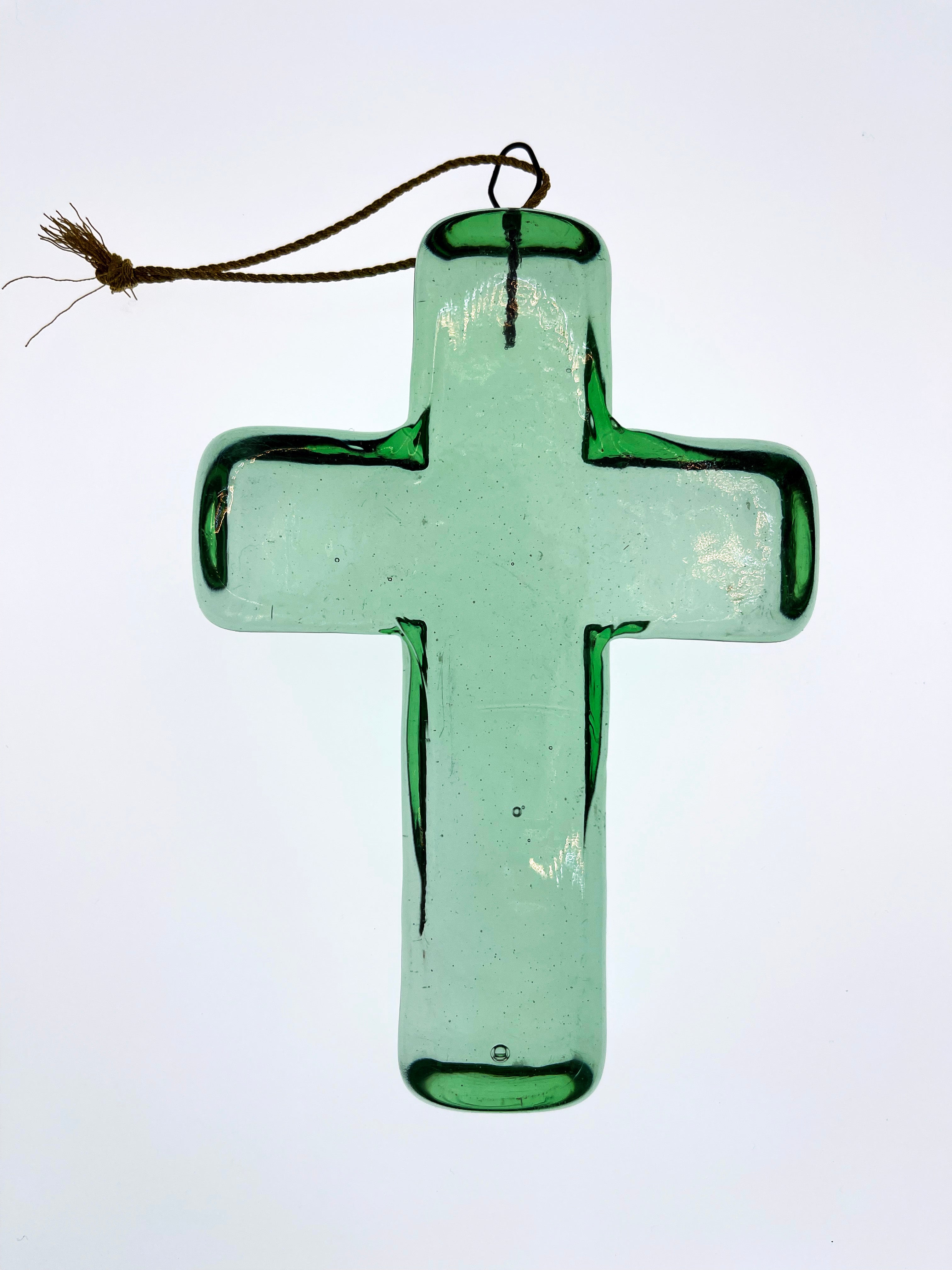 Green Christian Cross